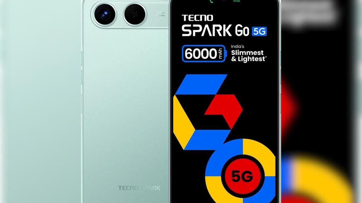 Tecno Spark Go 5G launches in India at ₹9,999 with 6000mAh battery and ...