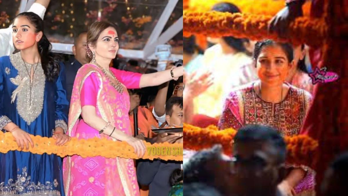 WATCH: Radhika Merchant’s bodyguard turns shield during Ganesh Visarjan ...