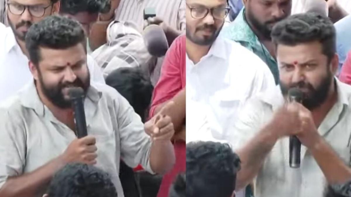 ‘Will smash knees’: Congress student front leader threatens cop, abuses ...