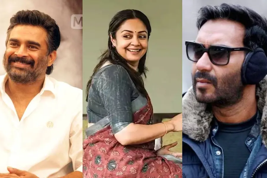 ജ്യോതിക വീണ്ടും ബോളിവുഡില്‍; നായകന്‍മാര്‍ മാധവനും അജയ് ദേവ്ഗണും