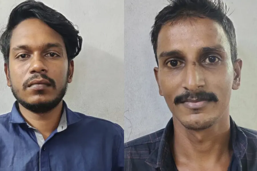 സ്വകാര്യ സ്ഥാപനത്തിൽനിന്ന് ഹാങ്ങിങ് ബാറുകൾ മോഷ്ടിച്ചു; രണ്ടുപേ ...
