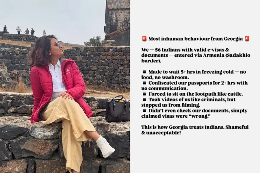 ‘Forced to sit on footpath like cattle, took videos of us’: Indian ...