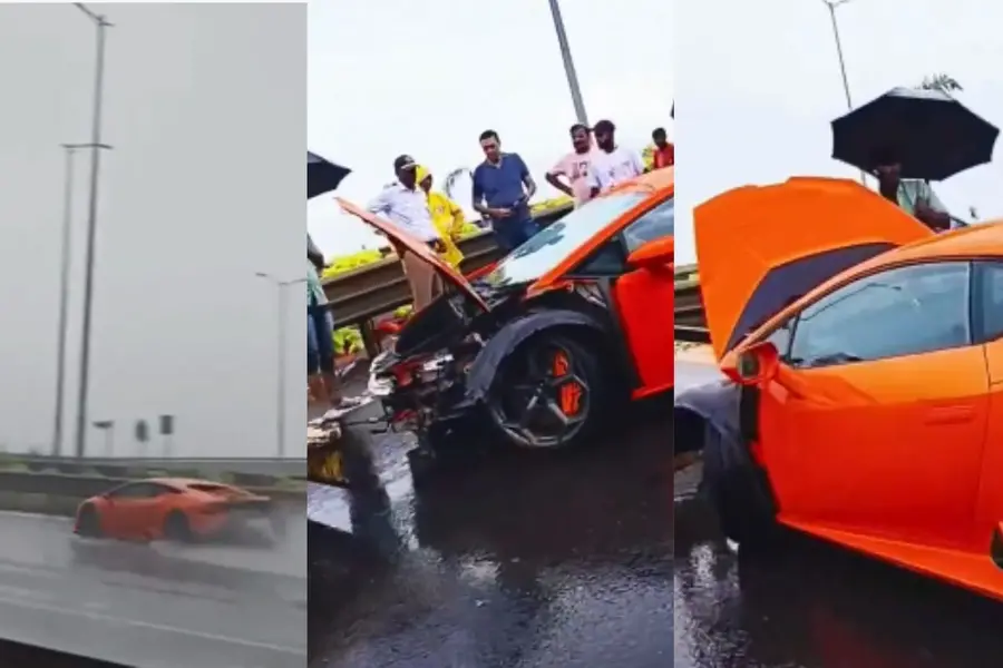 Viral Lamborghini crash video: Raymond chief gets lectured online for ...
