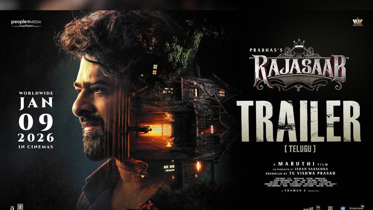 The RajaSaab trailer out now: Horror, fantasy and Prabhas’ unmatched ...