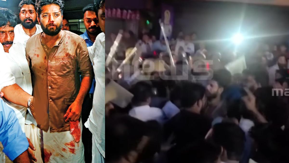 MP Shafi Parambil injured in police ‘lathi charge’; visuals emerge | Video