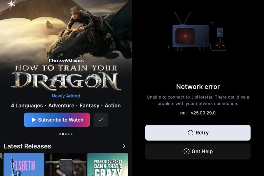 Jio Hotstar down: Users report widespread streaming errors and app failure