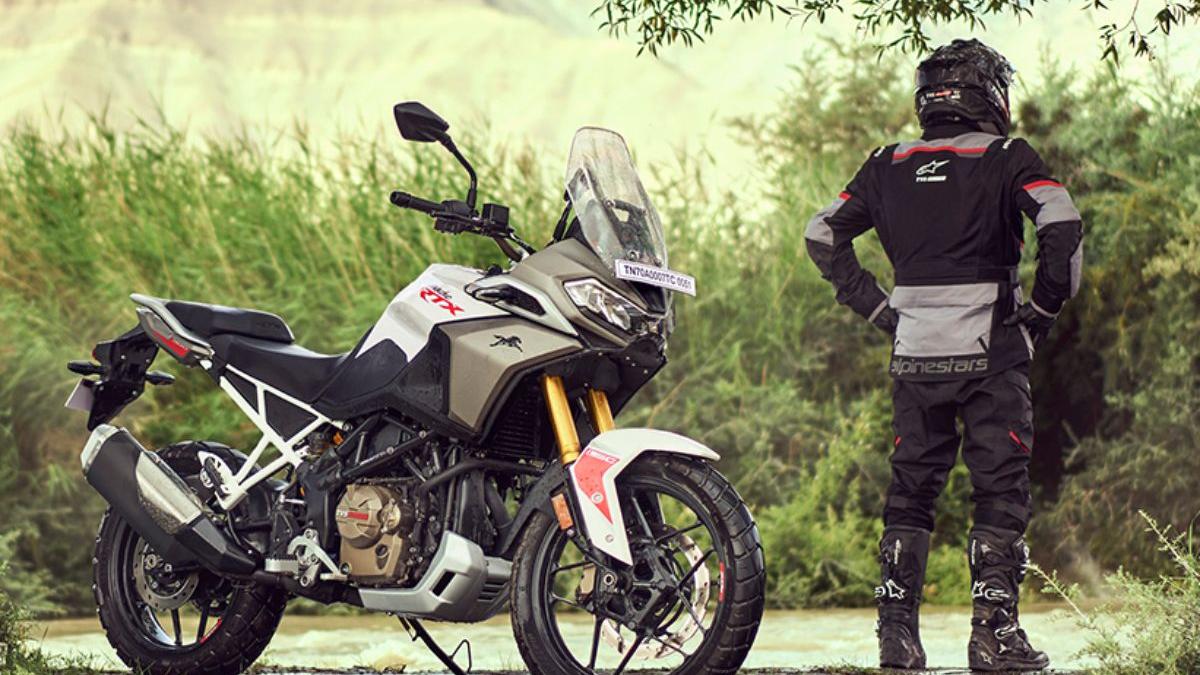 TVS launches first adventure tourer: The Apache RTX 300 ADV with ...