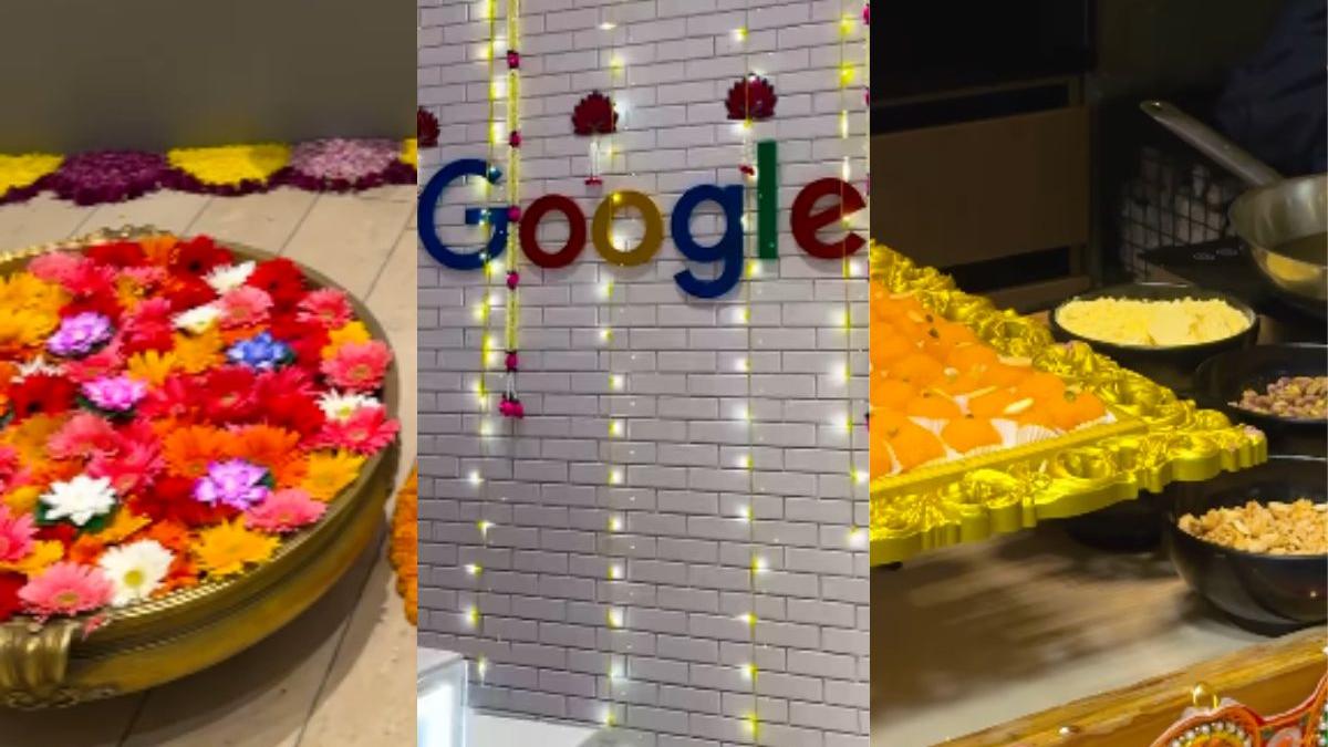Google’s Hyderabad office lights up for Diwali with vibrant ...