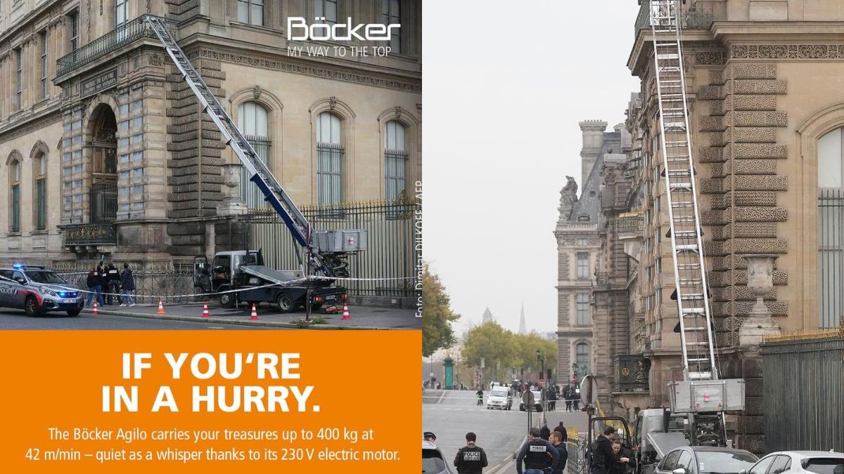‘If you are in a hurry...’: German company turns Louvre Museum heist ...