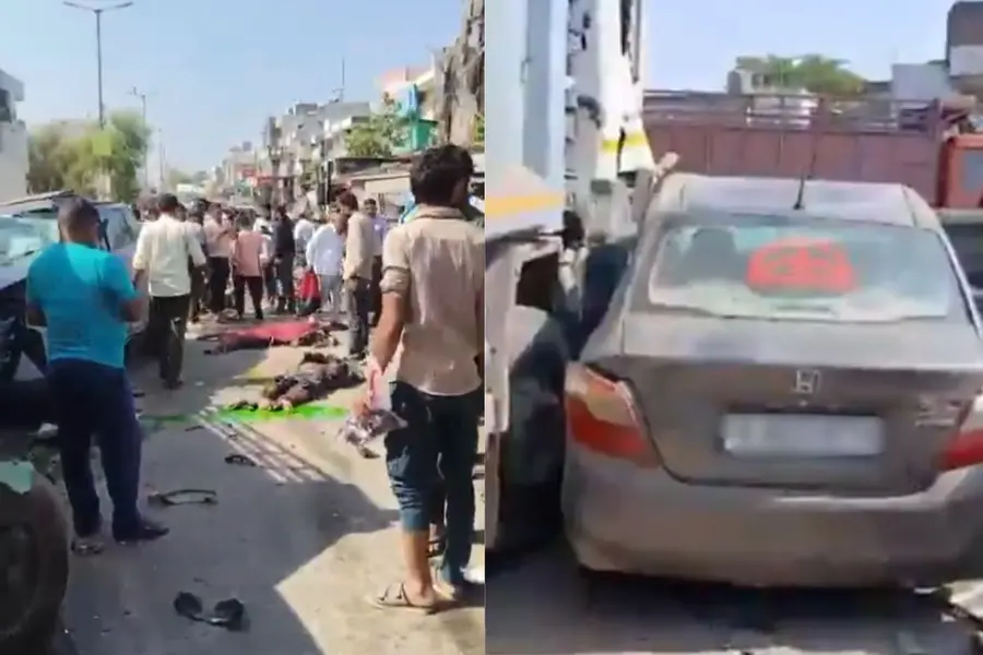 Jaipur horror: Dumper truck rams 17 vehicles, 13 dead and 10 injured in ...