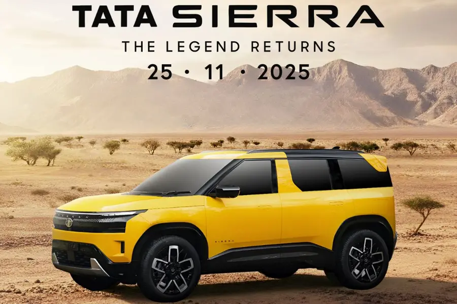 Tata Sierra teaser reveals premium cabin with industry-first triple ...