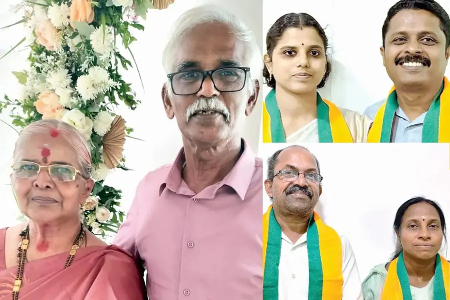 Kerala local body polls: 3 couples to contest NDA seats in Aluva ...