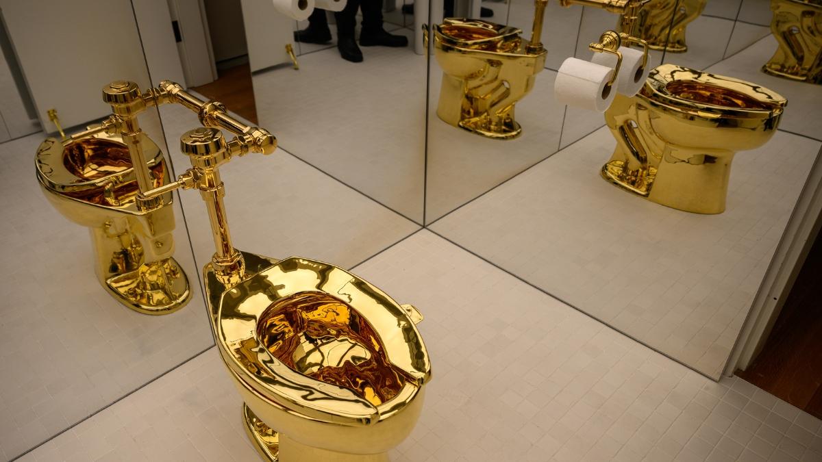 World’s most expensive functional ‘gold toilet’ sold for $12.1m ...