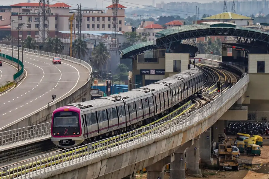 Man dies after jumping on Metro track at Kengeri Station in Bengaluru ...