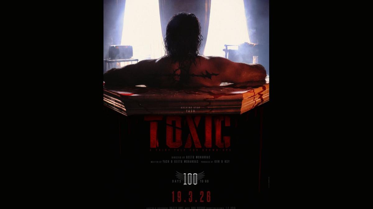 Countdown to 'Toxic' begins: New poster highlights Yash’s intense look ...