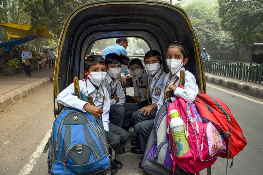 Delhi schools ordered to follow hybrid learning as air quality worsens ...
