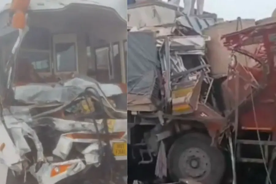 Visibility drops to near zero as fog causes chain collisions in Haryana ...