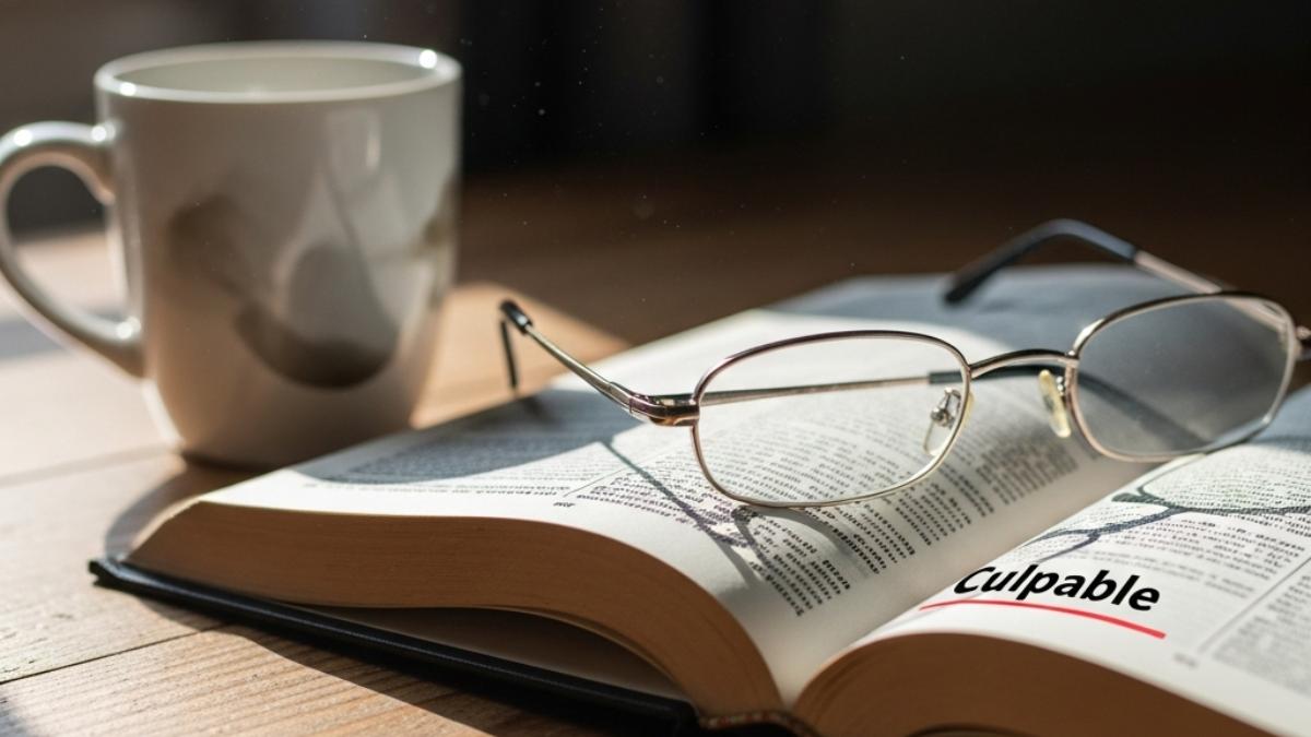 Word of the Day, December 26: 'Culpable’