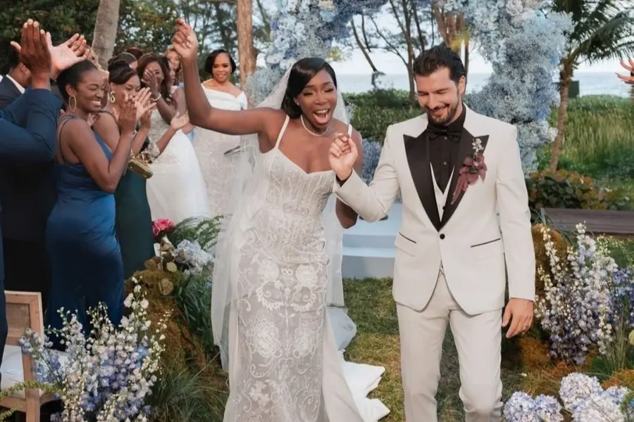 Tennis icon Venus Williams marries Andrea Preti in lavish Palm Beach ...