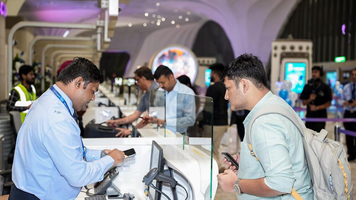 Navi Mumbai airport opens for commercial flights as workers become ...