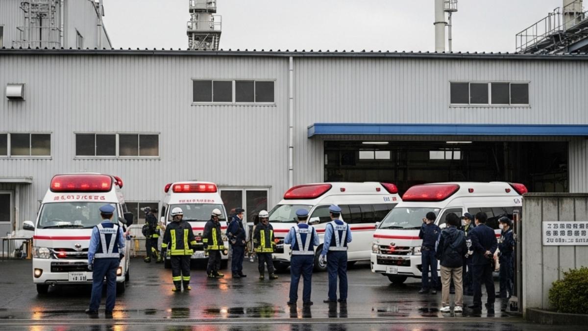 Several injured in stabbing at factory in central Japan, suspect detained