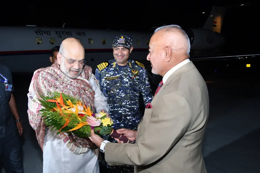 Amit Shah in Andaman: Union Home Minister arrives in Sri Vijaya Puram ...