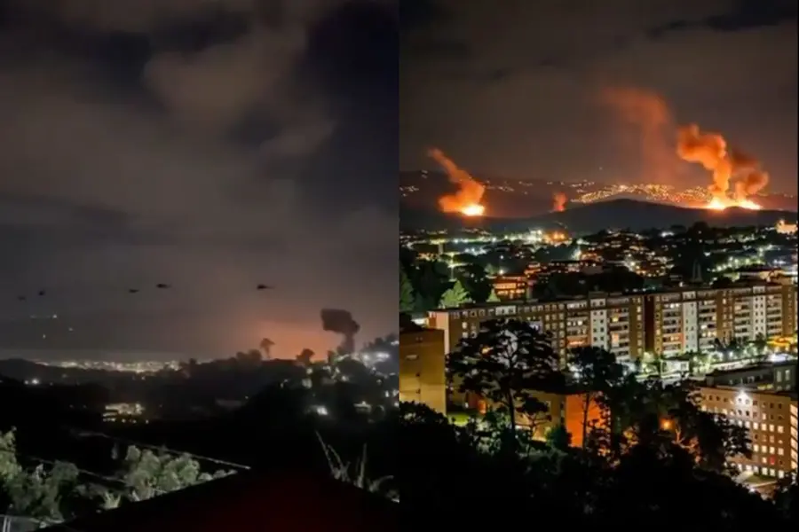 BREAKING: Seven explosions, low-flying aircraft bring US–Venezuela ...