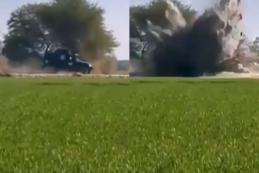 Harrowing video captures deadly blast on Pakistan police armoured ...