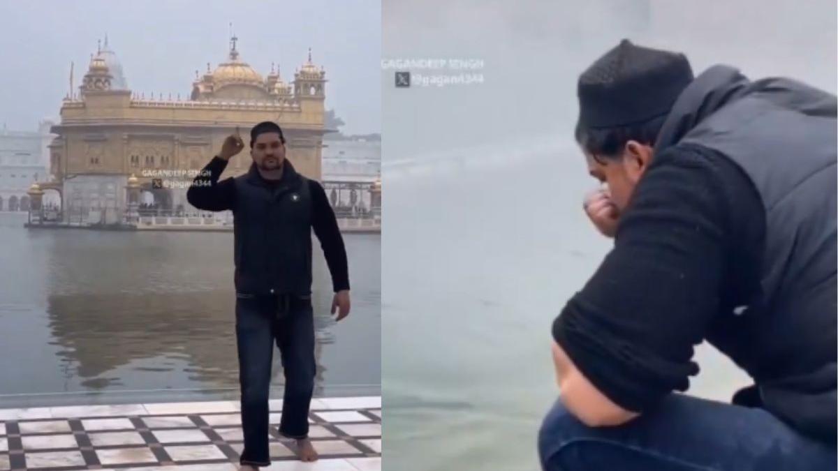 Muslim man rinsing mouth at Golden Temple sparks backlash, netizens ...