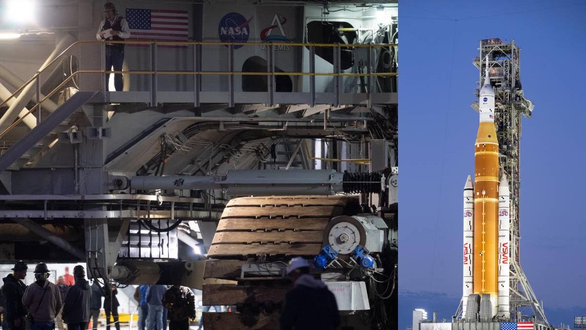 ആർട്ടെമിസ്-II; 30 നില കെട്ടടത്തിന്റെ ഉയരമുള്ള ഭീൻ റോക്കറ്റിനെ ലോഞ്ച് ...
