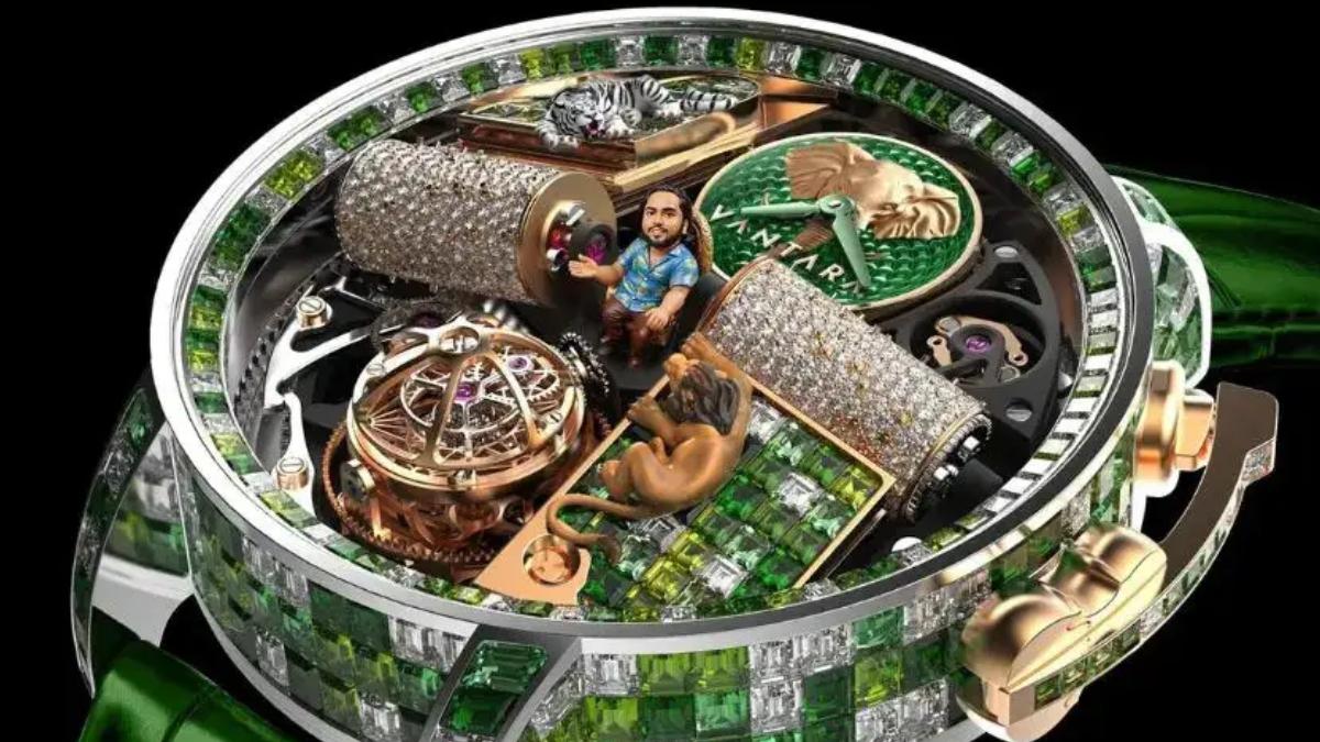 Anant Ambani's 'Vantara' Watch: A Bespoke Masterpiece of Wildlife ...