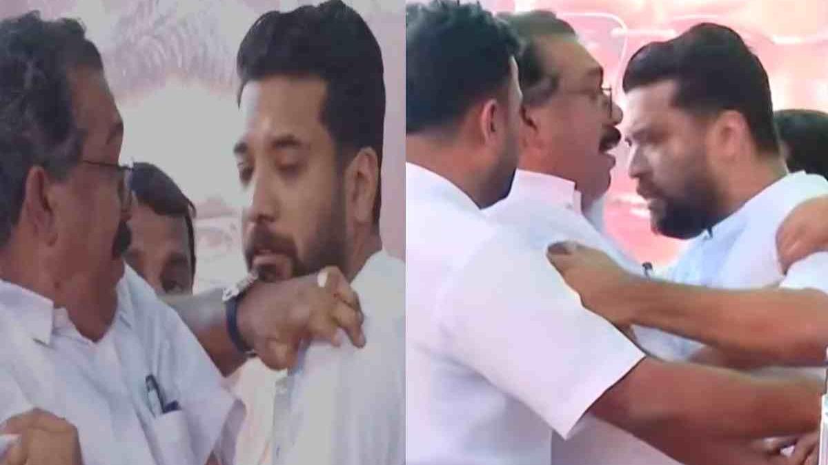 Chaos at VD Satheesan’s Puthuyuga Yathra in Kuttiady after Shafi’s ...