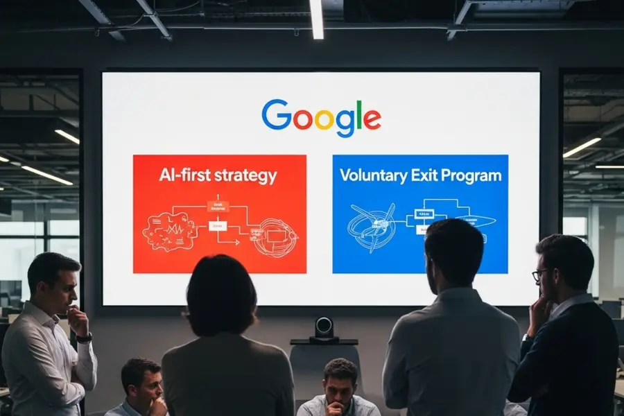 AI takes over! Google offers voluntary exit to staff not “all in ...