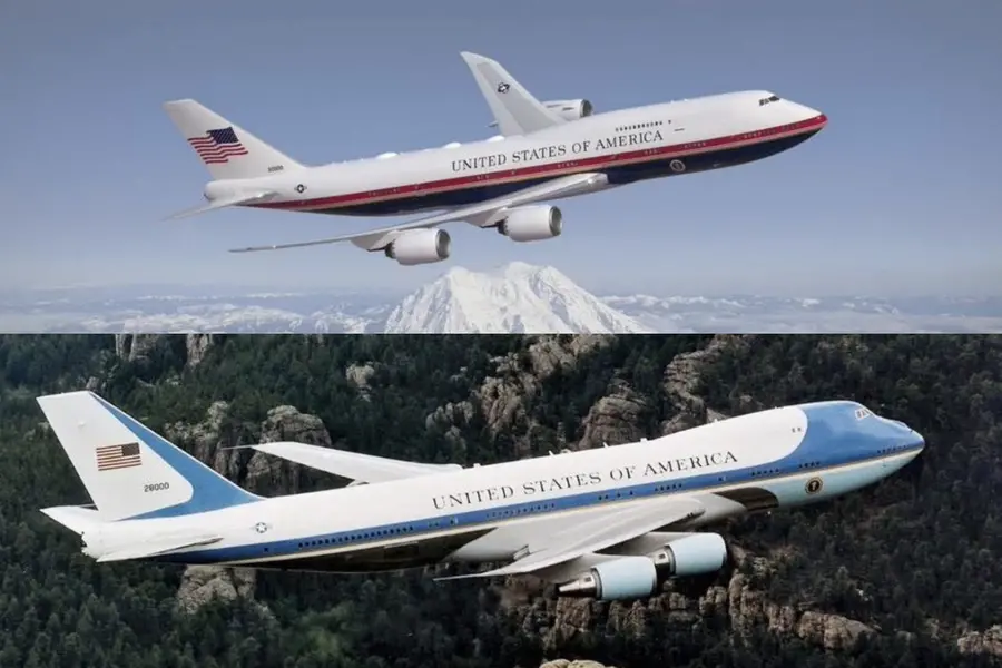 No more baby blue for US Air Force One: Trump to give a personal touch ...