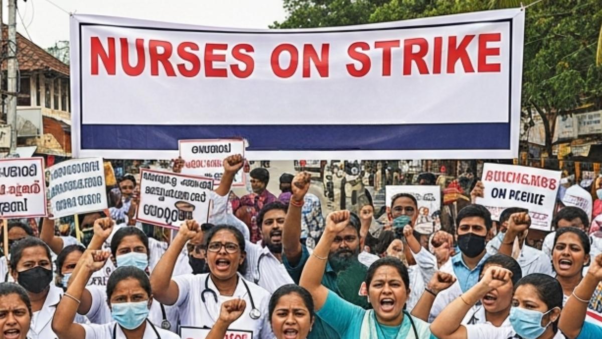 Kerala nurses strike: Private hospital services hit as UNA demands Rs ...