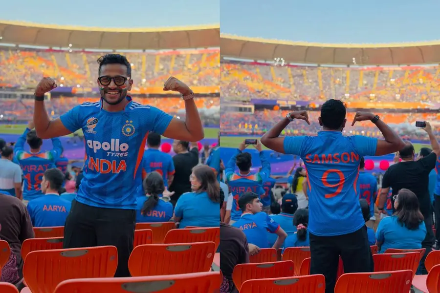 Basil Joseph and Sanju Samson | ചങ്ക് സഞ്ജുവിനെ പിന്തുണയ്ക്കാ ...