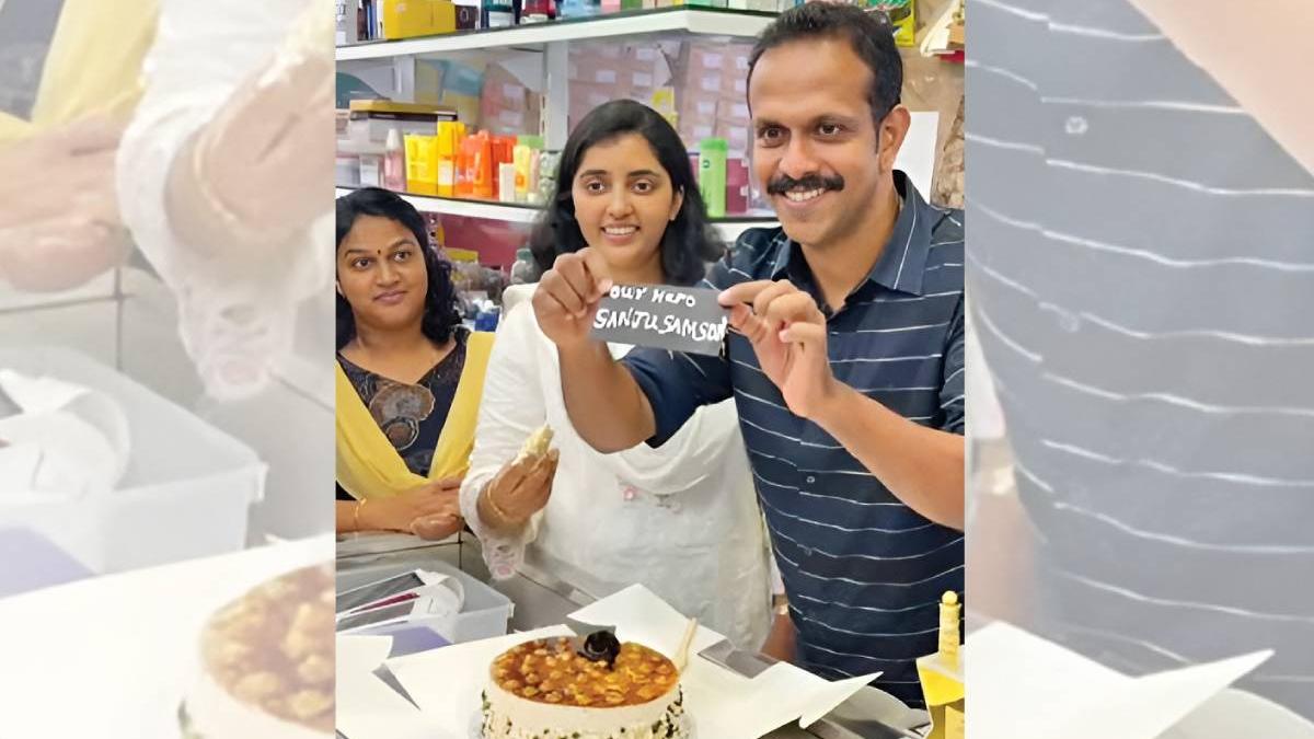 Nithin Babu rewarded 82 employees for Sanju Samson's performances ...