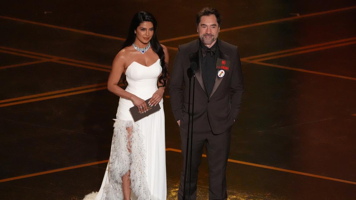 Oscars 2026: Priyanka Chopra dazzles in white Dior gown, presents award ...