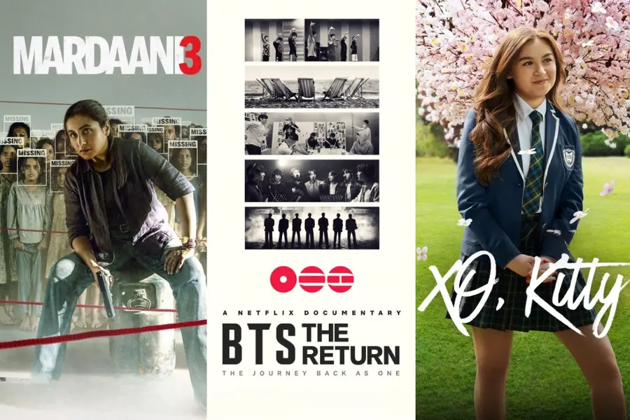 OTT releases this week: Mardaani 3, BTS The Return, XO Kitty 3 and more ...