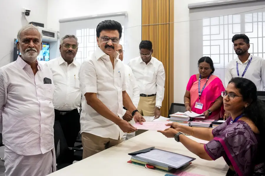 Tamil Nadu CM Stalin files nomination, predicts big victory in 2026 ...