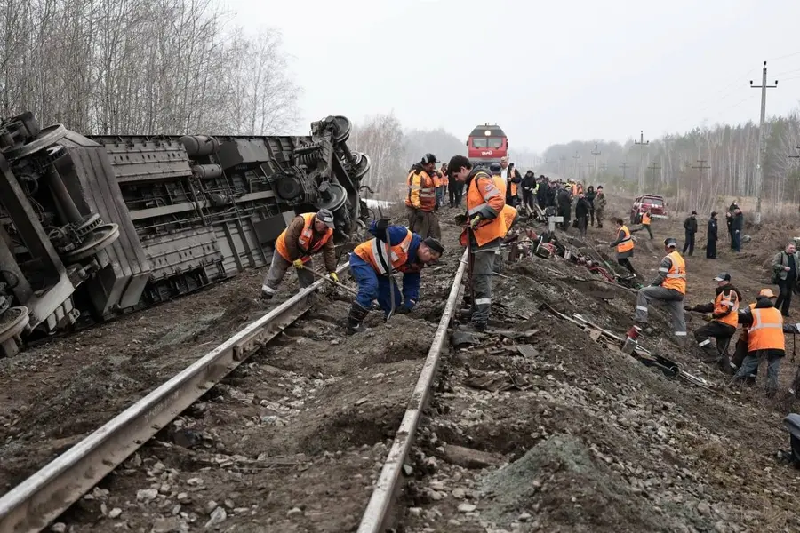 More than 20 injured as train derails in Russia’s Ulyanovsk ...