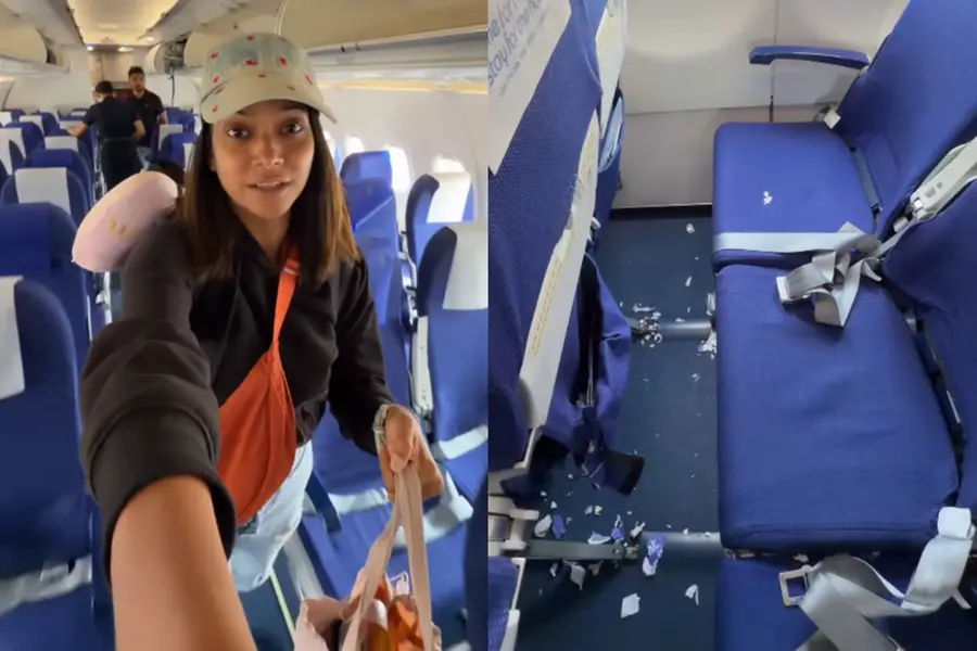 വിമാനത്തിൽ മാലിന്യം തള്ളുന്ന ഇന്ത്യക്കാർക്കെതിരെ രൂക്ഷ വിമർശനം; വൈറ ...
