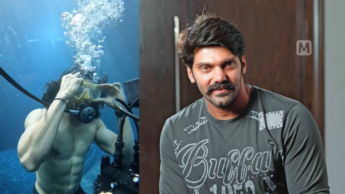 Arya Mr. X Underwater Stunt | 20 അടി ആഴം, കൊടും തണുപ്പ്, ഷർട്ടുപോലും ...