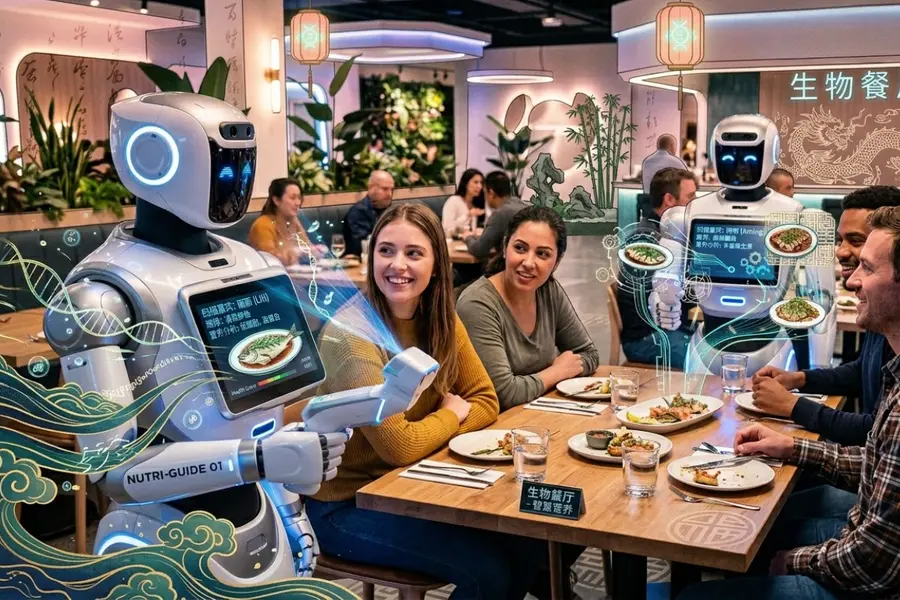 China Robot Restaurant Uses AI to Scan Face and Tongue Before ...