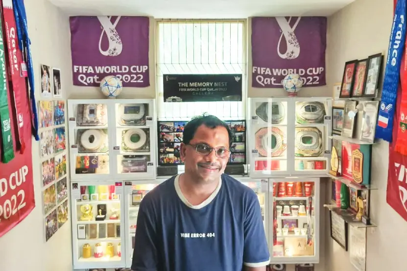 വീട്ടിൽ 2022 ലോകകപ്പിന്റെ ‘ഓർമ്മക്കൂട്’; ലോകകപ്പ് വിശേഷങ്ങളുമായി വീട്ടി ...
