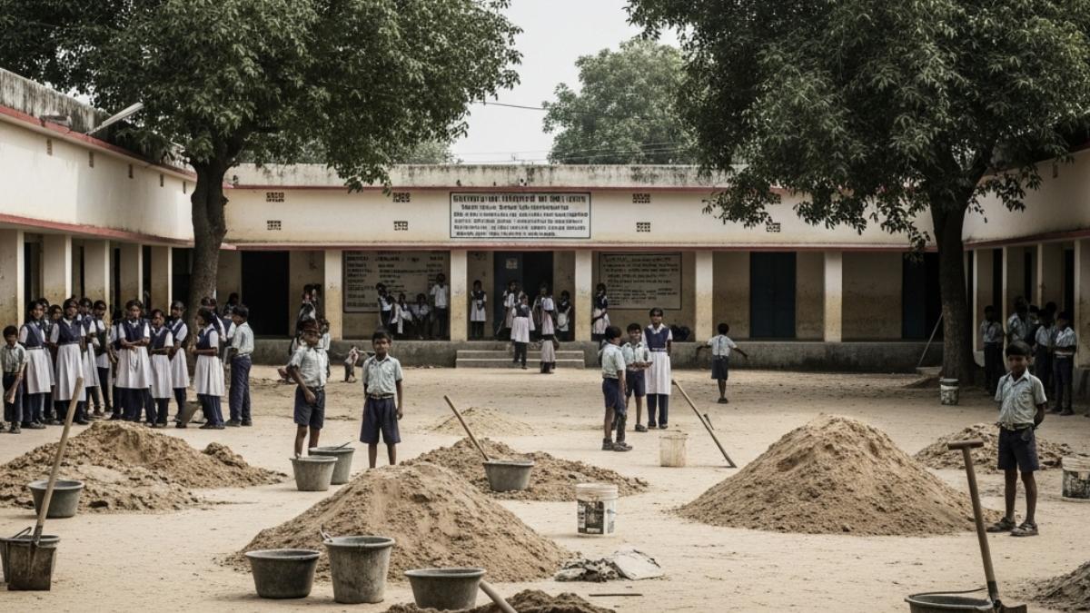 Banda school children forced into manual labour; viral video sparks ...