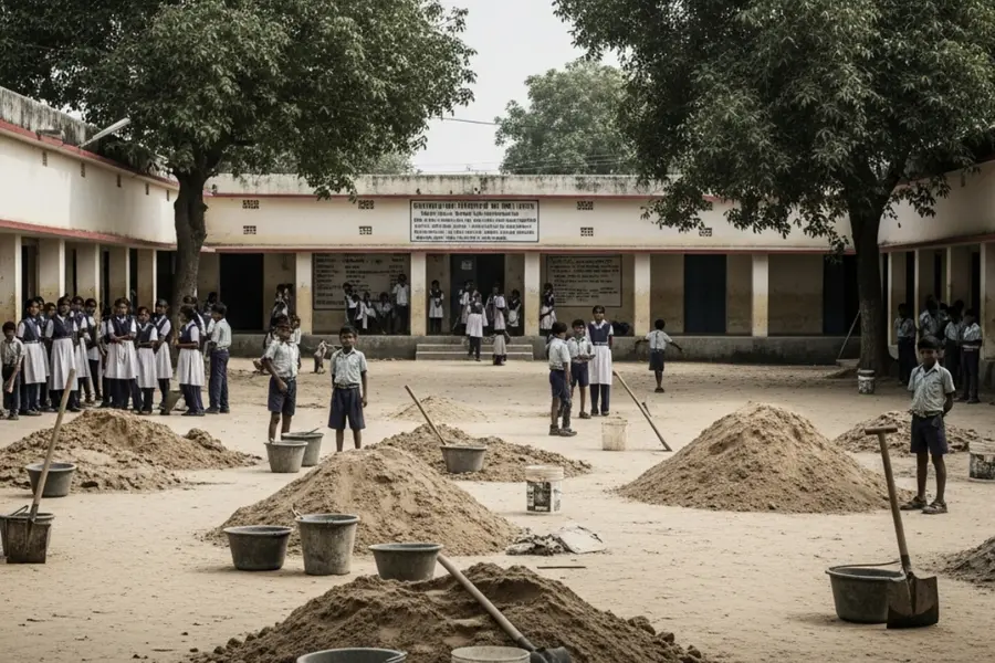 Banda school children forced into manual labour; viral video sparks ...