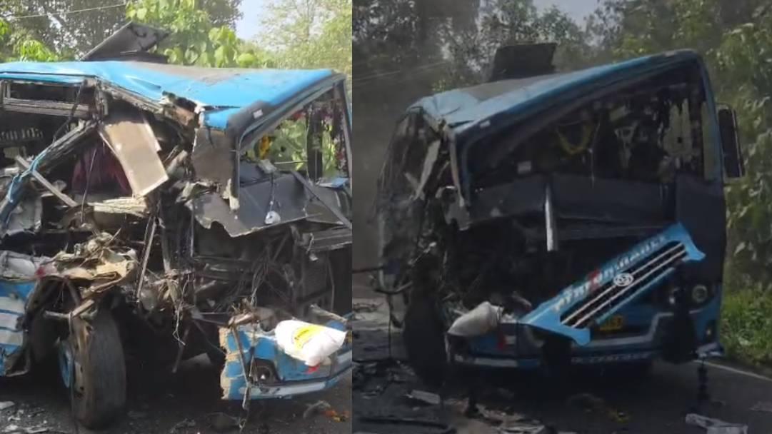 ചൂണ്ടിയിൽ ബസ്സും ലോറിയും കൂട്ടിയിടിച്ചു: മുപ്പത്തിയൊന്ന് പേർക്ക് ...