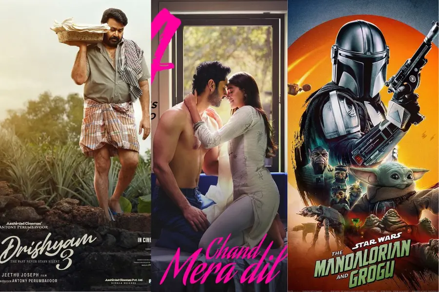 Movies releasing in theatres this week: Drishyam 3, Chand Mera Dil, new ...