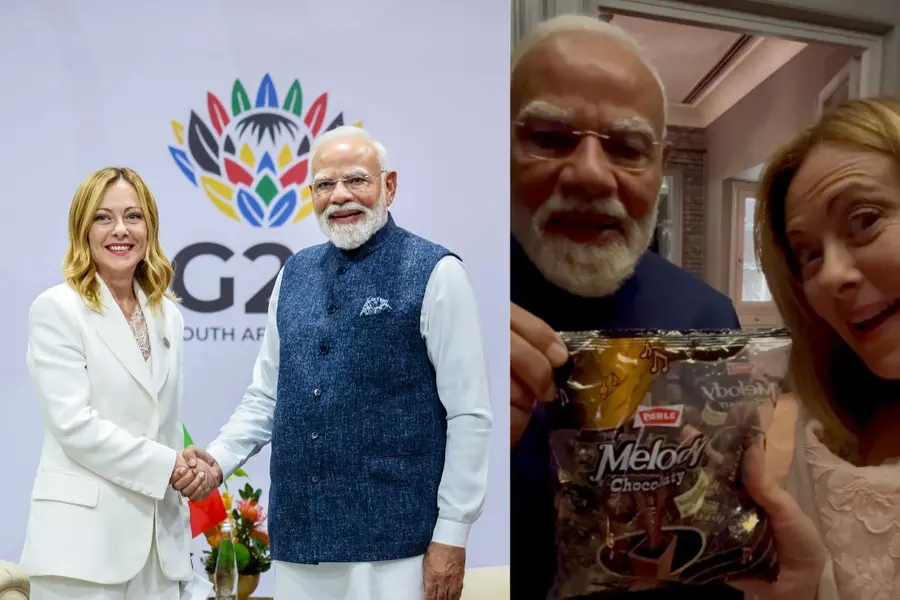 WATCH | PM Modi gifts ‘Melody’ to Giorgia Meloni, internet can’t keep ...